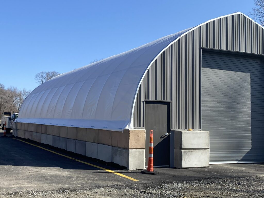 50x100x23 Dual Truss 30 oz PVC Fabric Building | PVC Fabric Building
